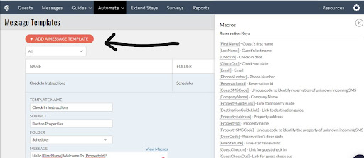 Step Three Of Adding Check In Instructions