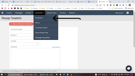 Step Five Of Adding Check In Instructions
